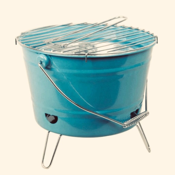 Other | Portable Barbecue Bucket Grillsmall Charcoal Bbq For Grilling ...